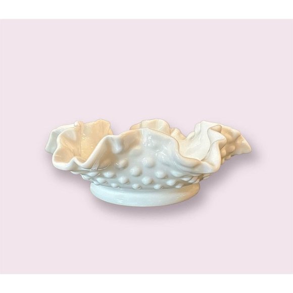 Fendi | Accents | Fenton Bon Bon Bowl Ruffled Hobnail Vintage | Poshmark